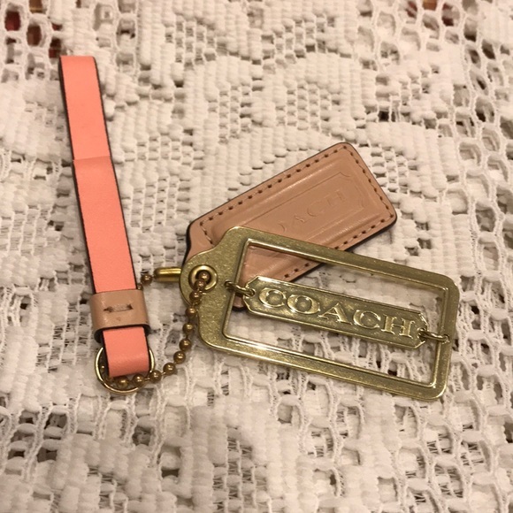 Coach | Accessories | Peach Coach Tags | Poshmark